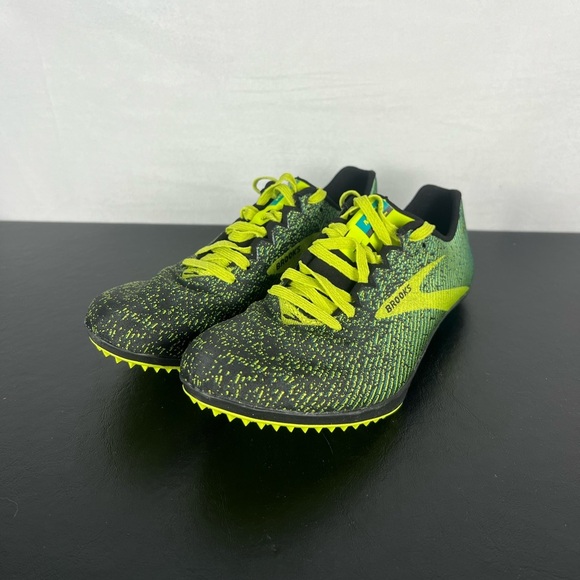 Brooks | Shoes | Brooks Mach 9 Spikeless Track Running Shoes Green New ...